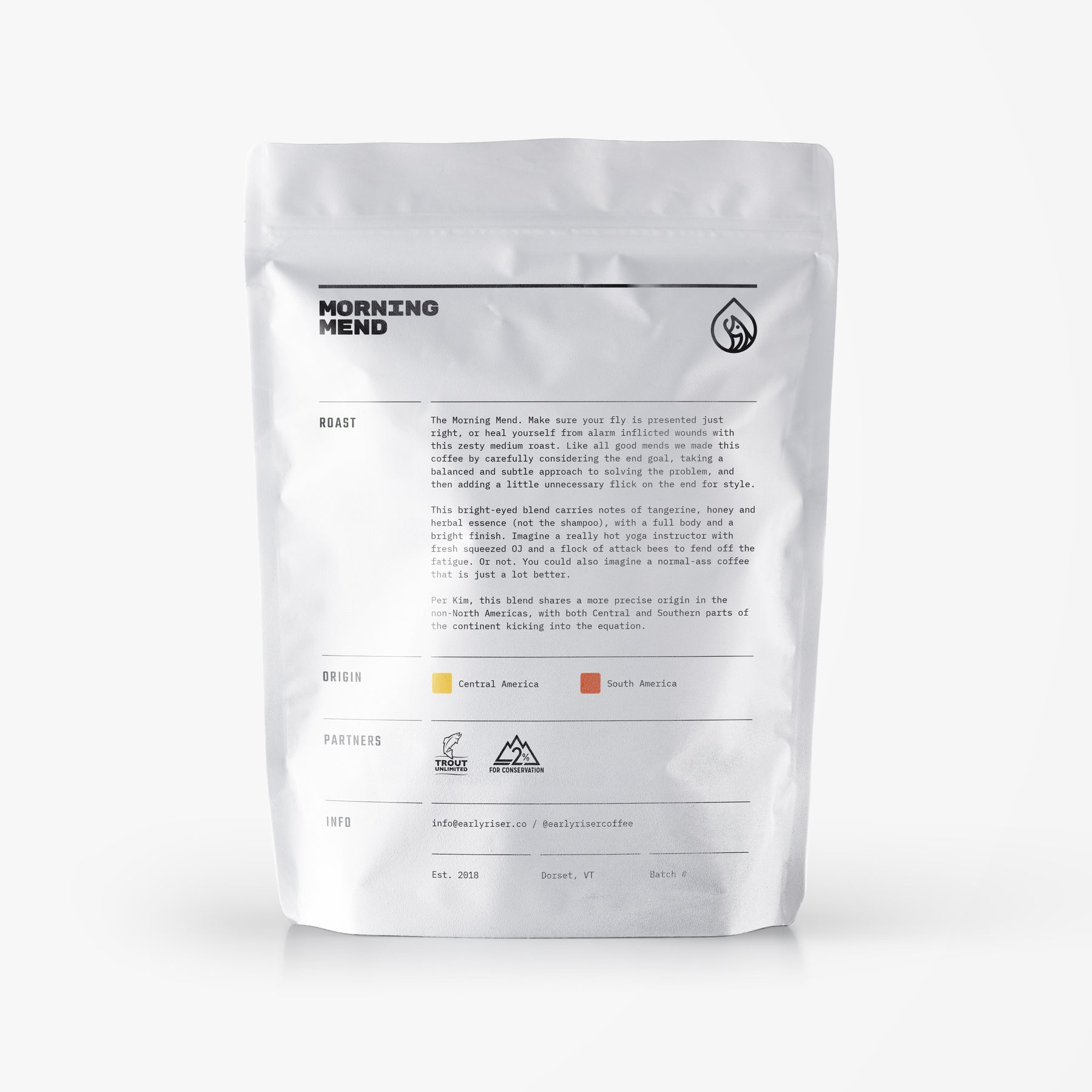 Early Riser Coffee, Morning Mend / 12oz